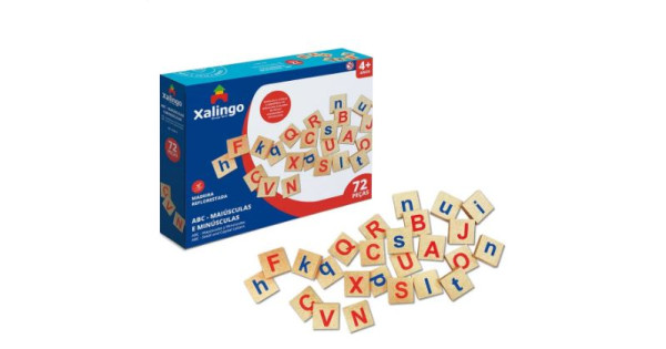 Jogo ABC Monte Palavras 72 peças