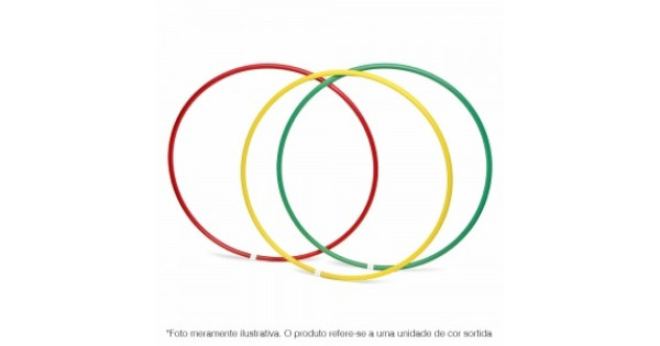 Bambolê colorido 60 cm diâmetro