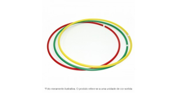 Bambolê colorido 60 cm diâmetro